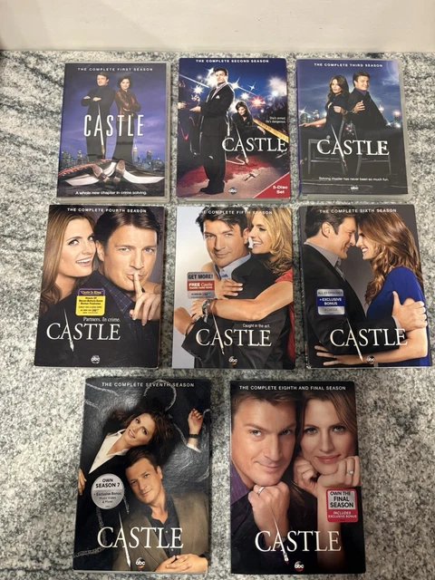 CASTLE COMPLETE SERIES Seasons 1 To.8 DVD Nathan Fillion $35.00 ...
