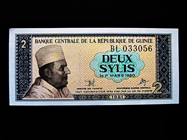 GUINEA 2 Sylis 1981 uncirculiert !! EUR 2,29 - PicClick DE