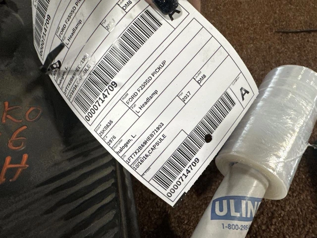 DRIVER LEFT HEADLIGHT Halogen Fits 17 FORD F250SD PICKUP 2078895 $338. ...