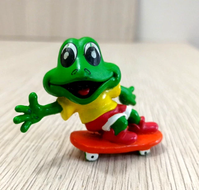 CADBURY FREDDO FROG On Skateboard Rare Hard Plastic Figure 2" Design ...