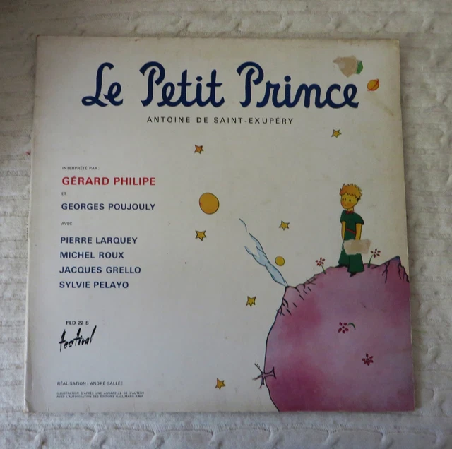 ANCIEN 33 TOURS Le Petit Prince Interprete Par Gerard Philipe & Georges ...