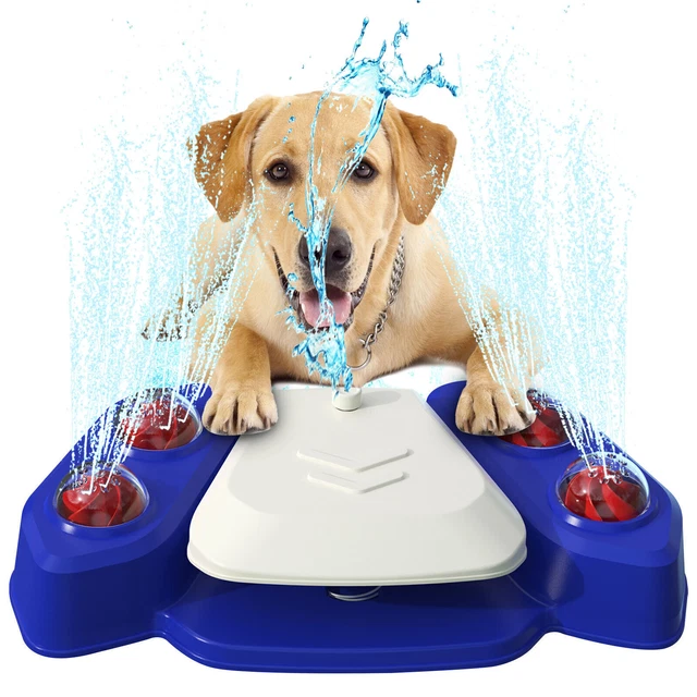 STEP ON DOG Water Sprinkler Automatic Drinking Fountain Outdoor ...
