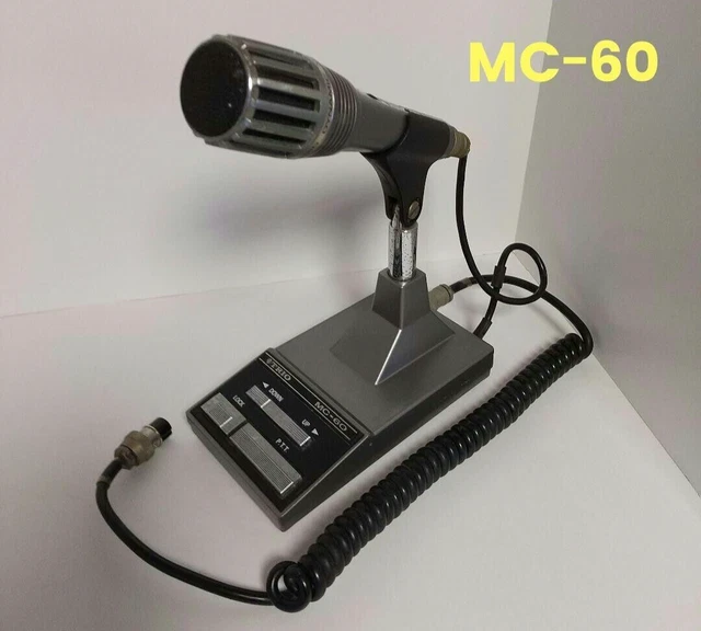 KENWOOD MC-60 DYNAMIC Desktop Microphone Ham CB Radio Working Tested ...