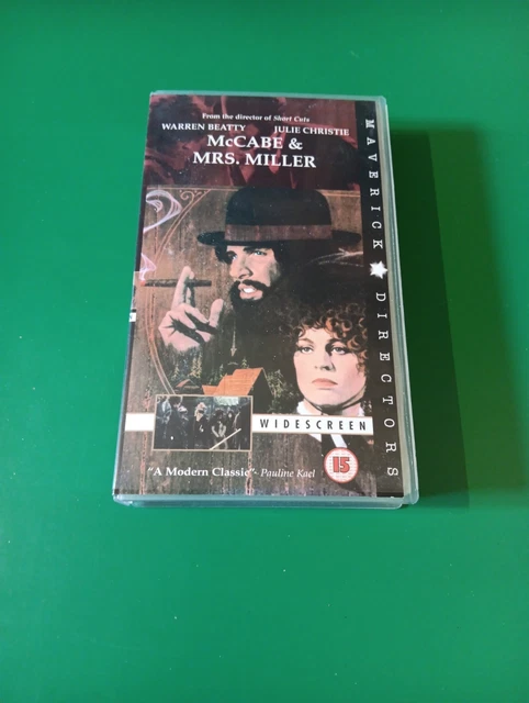 MCCABE AND MRS Miller VHS Warren Beatty Julie Christie Film Video Tape ...