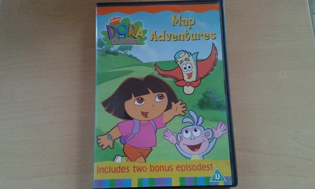 DORA THE EXPLORER DVD Map Adventures Includes Lost Map Super Map