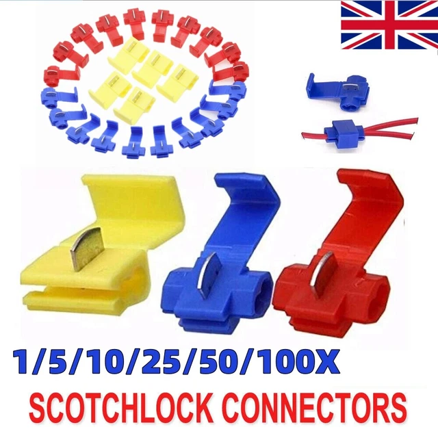 FOR SCOTCH LOCK Splice Wire Connectors, Electrical Cable Joint Crimp ...