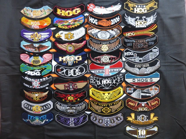 HARLEY DAVIDSON PATCH HOG Harley Owners Group 1985 - 2023 EUR 12,00 - PicClick FR