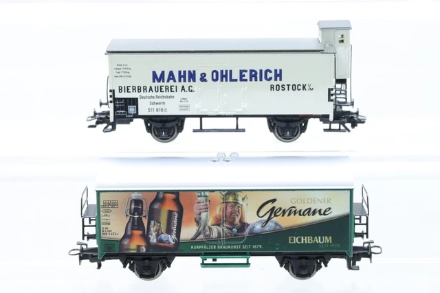 H0 MÄRKLIN DR Bierwagen Eichbaum Mahn & Ohlerich Güterwagen AC Konvolut ...