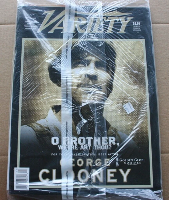 VARIETY MAGAZINE 2001 BAGGED Blind Date O Brother George Clooney Cover ...