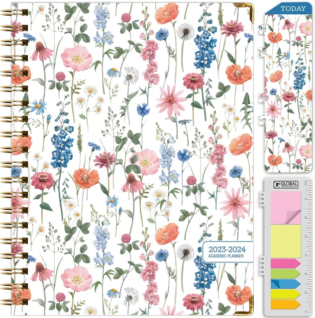 HARDCOVER ACADEMIC YEAR 2023-2024 Planner: (June 2023 through July 2024 ...