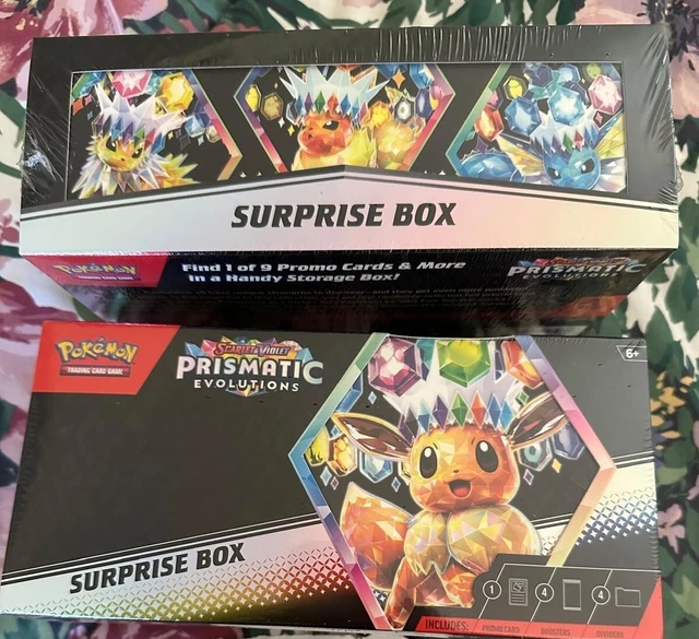 POKÉMON TCG SCARLET & Violet Prismatic Evolutions Surprise Box $83.90 ...