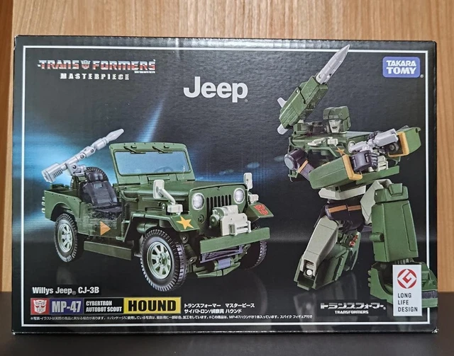 TRANSFORMERS OBRA MAESTRA MP-47 Hound Takara Tomy Figura de Acción ...