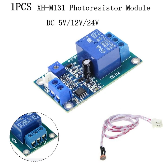 SENSOR MODULE MODULE Photoresistor Relay Light Control With Cable XH ...