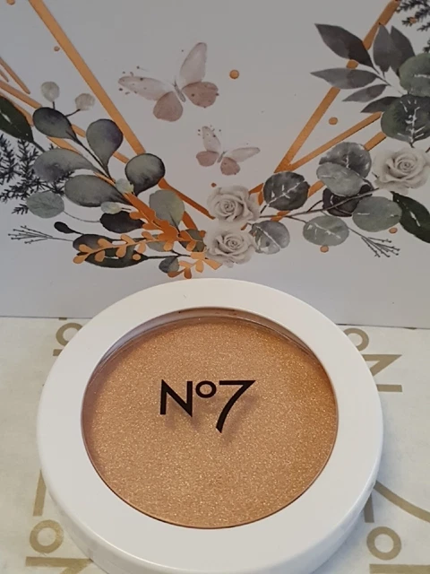 NO7 ILLUMINATING PRESSED Highlighting Powder Golden Glow - Brand New £4 ...