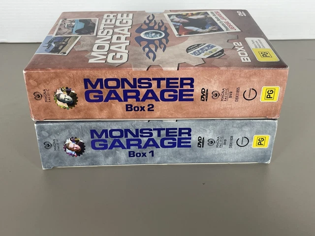 MONSTER GARAGE: BOX 1 & 2 (Box Set DVD, 2002) Sport Reality-TV Series ...