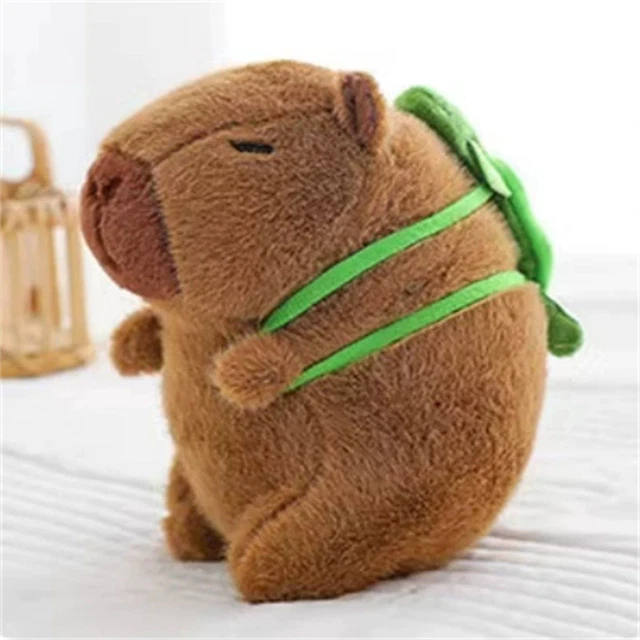 7.8IN CAPYBARA PLUSH Cute Capybara Stuffed Animals with Turtle Backpack ...