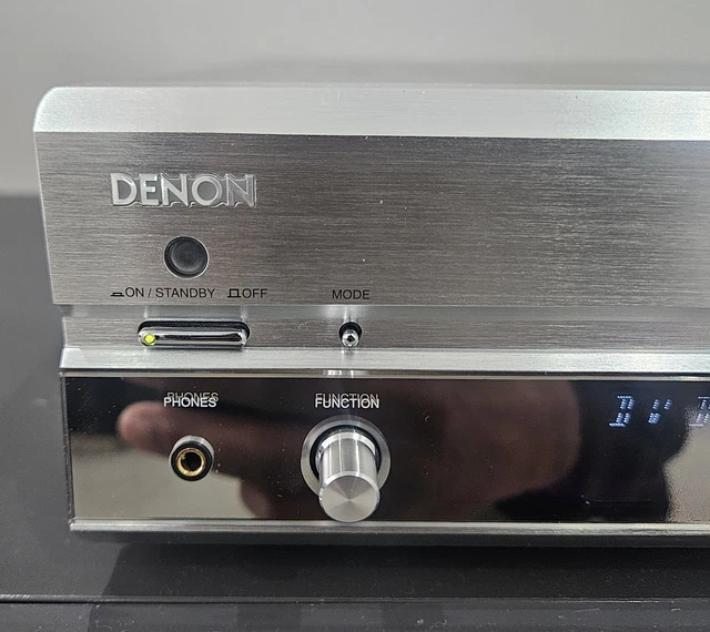 DENON PMA-201SA INTEGRATED Amplifier Silver With Remote Leads ...