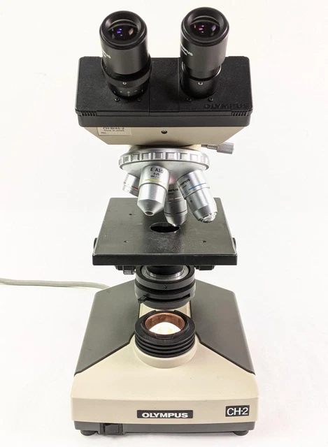 MICROSCOPE OLYMPUS CH-2 CHT Brightfield avec 4 objectifs EA - Testé EUR ...