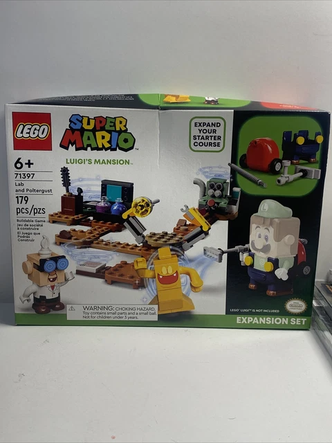 LEGO SUPER MARIO Luigi’s Mansion Lab and Poltergust Expansion Set 179 ...