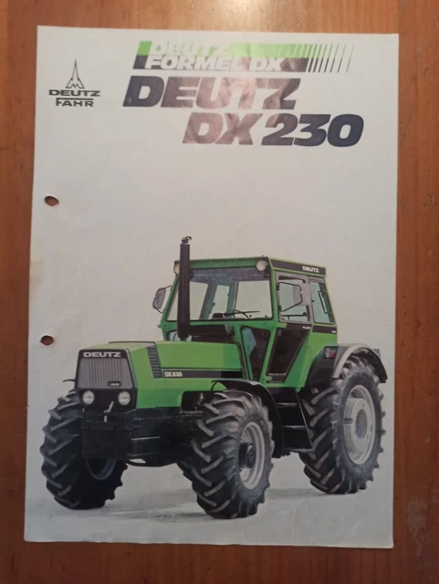 PROSPECTUS DEUTZ DX 230 brochure publicité tracteur tracteur A EUR 39 ...