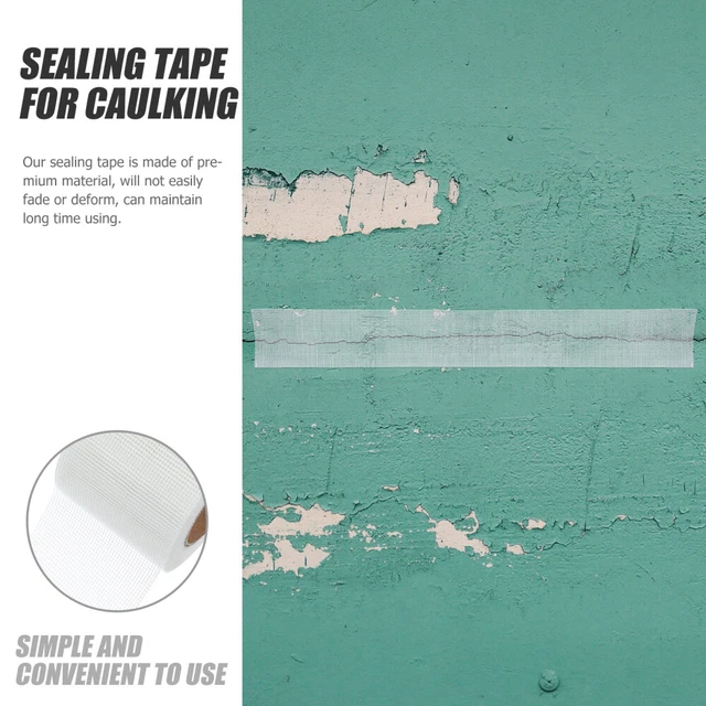 FABRIC ADHESIVE TAPE Drywall Caulk Fiberglass Grid Cloth Mesh Belt $26. ...