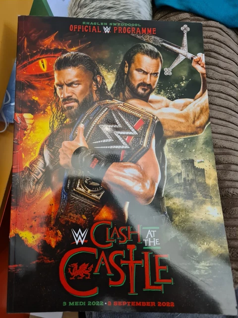 CLASH AT THE Castle WWE Book Guide Official Merchandise Programme ...