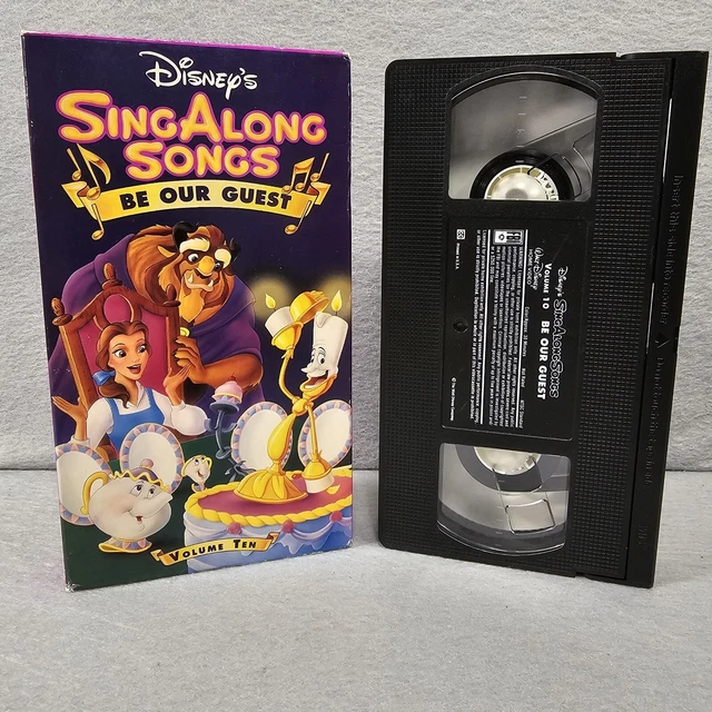 DISNEY'S SING ALONG Songs Be Our Guest VHS 1992 EUR 4,46 - PicClick FR