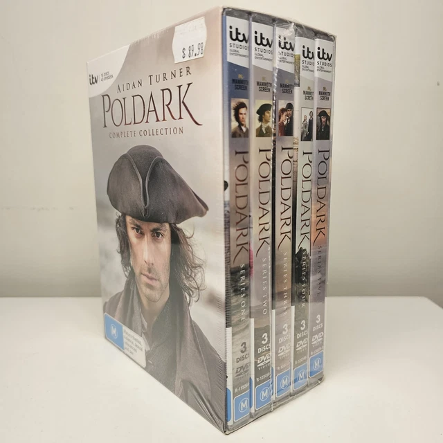 POLDARK COMPLETE COLLECTION DVD Series 1 2 3 4 5 Aidan Turner 15-Disc ...