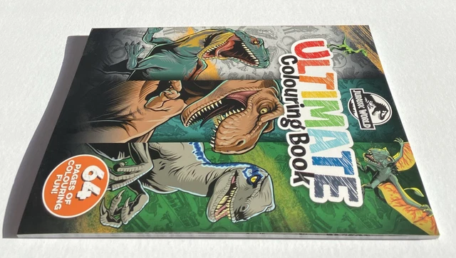 * JURASSIC WORLD ULTIMATE COLOURING BOOK 64 pages Paperback 2023 ...