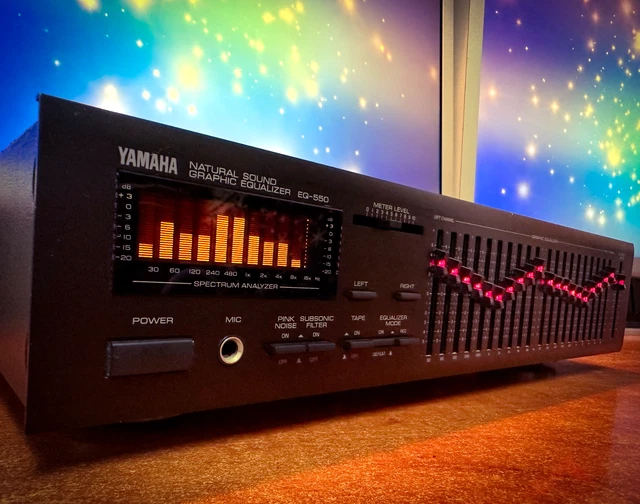 YAMAHA EQ-550 🌈RARE🌈 Vintage Stereo Graphic Equalizer $1,474.55 ...