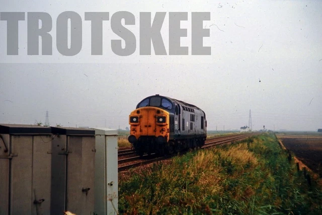 35MM SLIDE BR British Railways Diesel Loco Class 37 37021 March 1980 ...