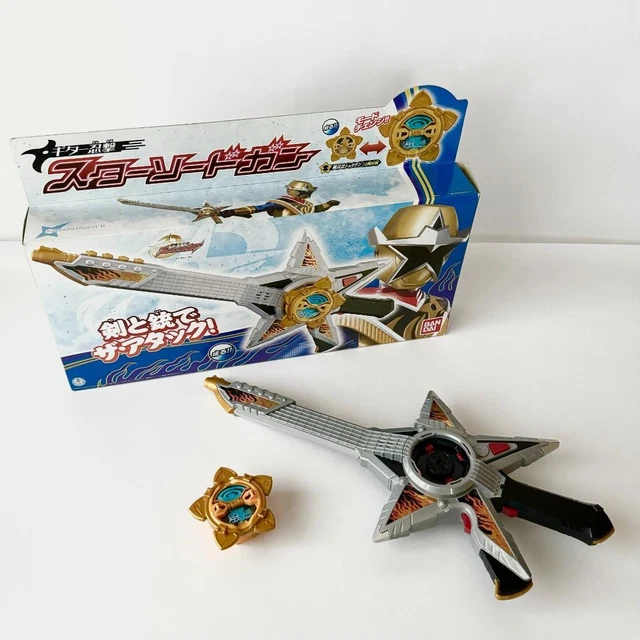 POWER RANGERS NINJA Steel Star Sword Rock Storm Guitar Blaster Bandai ...