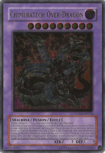 YU-GI-OH! - CHIMERATECH Over-Dragon - Puissance du Duelliste - POOR ...