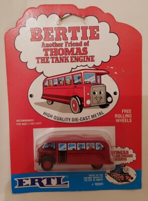 THOMAS & FRIENDS ERTL PAPER FACE BERTIE NEW & SEALED 1984 RARE CLOUD ...