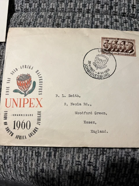 SOUTH AFRICA 1960 50th Anniversary Union of South Africa on UNIPEX ...