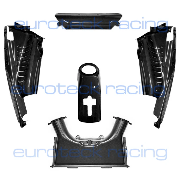 FERRARI 488 GTB Carbon Fiber Engine Bay 5pc Set Side Panels, Airbox ...