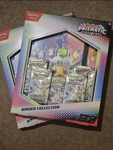 POKÉMON (TCG): SCARLET & Violet Prismatic Evolutions Binder Collection x4 $268.08 - PicClick CA