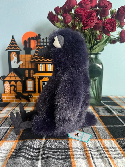 JELLYCAT HOCUS CROW 23cm - Halloween Mystery Tour Friend NEW w/Tag ...