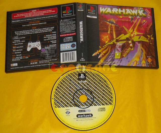 WARHAWK PS1 VERSIONE Italiana edita per il Noleggio War Hawk - Usato ...