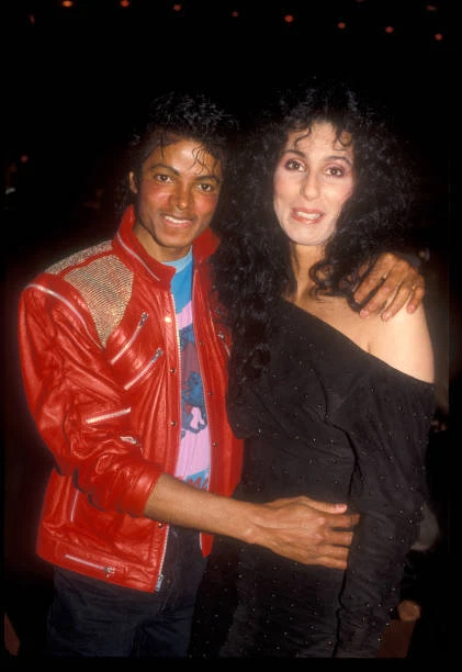 MICHAEL JACKSON & Cher at the Dreamgirls opening night after par .. Old ...