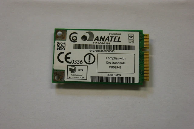 HP PAVILION WLAN Carte Wifi Module Fullsized Mpcie WM3945ABG D26839-009 ...