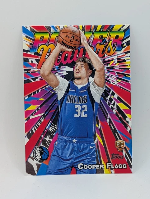 COOPER FLAGG ROOKIE - 2025-26 Topps Flagship Basketball Power Players # ...