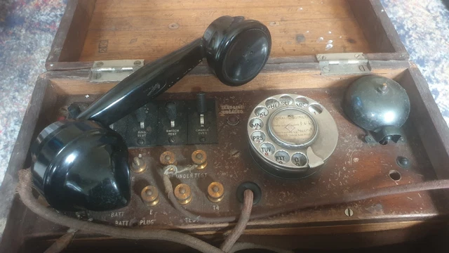 RARE VINTAGE ERICSSON Signal Engineer Line Test telephone. £200.00 ...