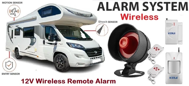 MOTORHOME-CARAVAN-CAMPERVAN EASY-FIT REMOTE Alarm Security System ...