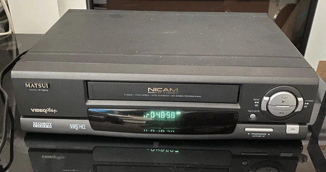 MATSUI VCR VHS PAL NTSC 4 Head NICAM Video Cassette Player Recorder ...