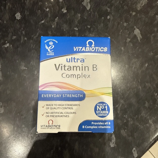 VITABIOTICS ULTRA VIT B Complex Provides All 8 B Complex Vitamins - 60 ...