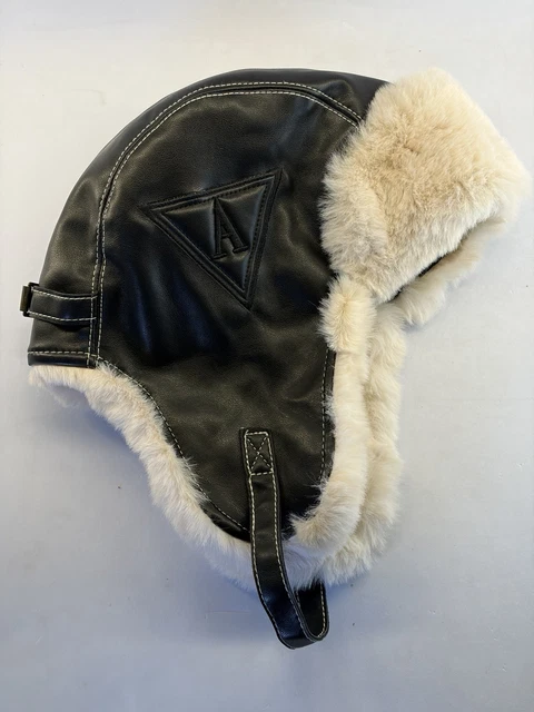 AVIATORS TRAPPER HAT Cap Ear flap Adult Winter Role Play Party Snow ...