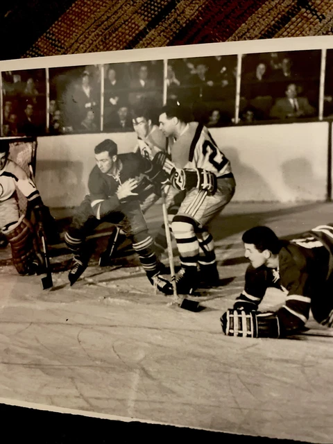 1959 DON SIMMONS Nhl Hockey Type 1 Photo Goalie Mlg Toronto Maple Leafs ...