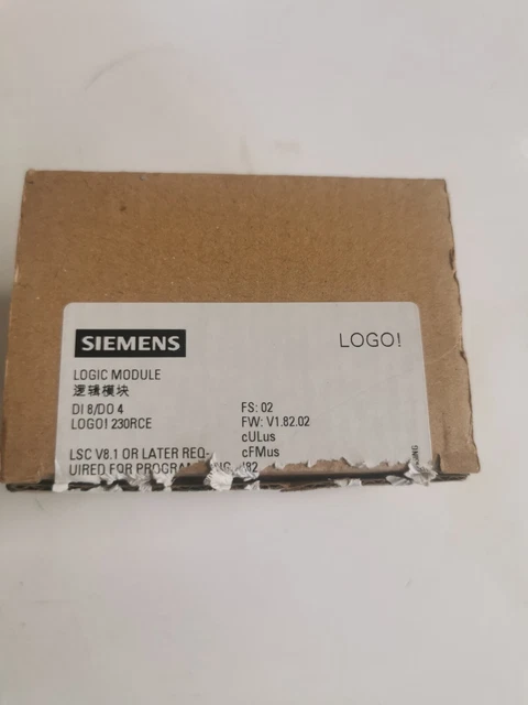 SIEMENS LOGO! MODULE With Display No. 6ED1052-1FB08-0BA0 no box EUR 75 ...