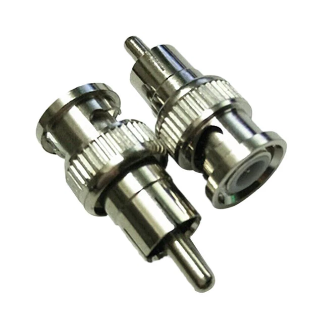 ADAPTATEUR VIDÉO POUR câble Coaxial RG59, 2 paquets de 6 5X BNC mâle vers RCA EUR 21,96 ...